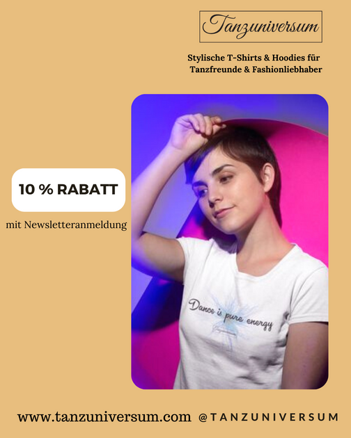 Dance Shirt Damen für Tanzparty & Tanztraining – Tanzuniversum