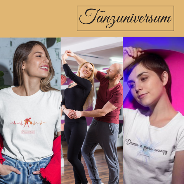 Party-T-Shirts Damen Herren für Salsa-Bachata-Kizomba-Party – Tanzuniversum