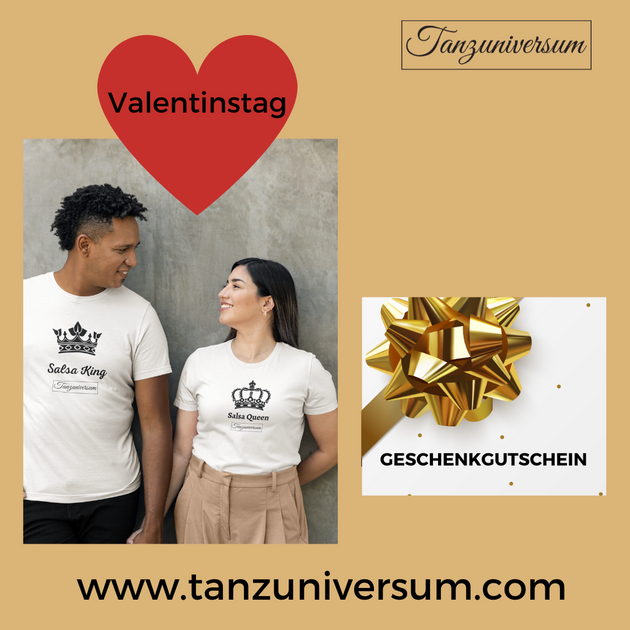 Bester Valentinstag-Geschenkgutschein für jede Liebesgeschichte – Tanzuniversum