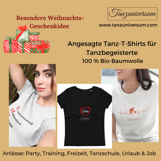 Tanz-T-Shirts & Hoodis für Tanzkurse & Tanzschule & Training – Tanzuniversum